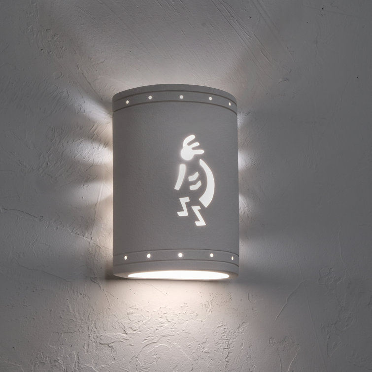 Foundry Select Ninamarie Ceramic Outdoor Wall Light Led Bulb Included Wayfair